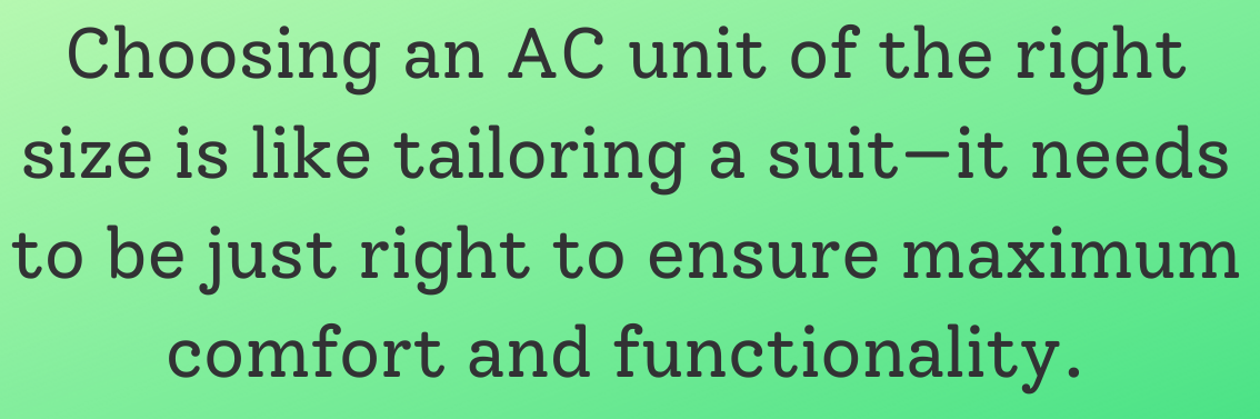What Size AC Unit Do I Need For Efficient Cooling?